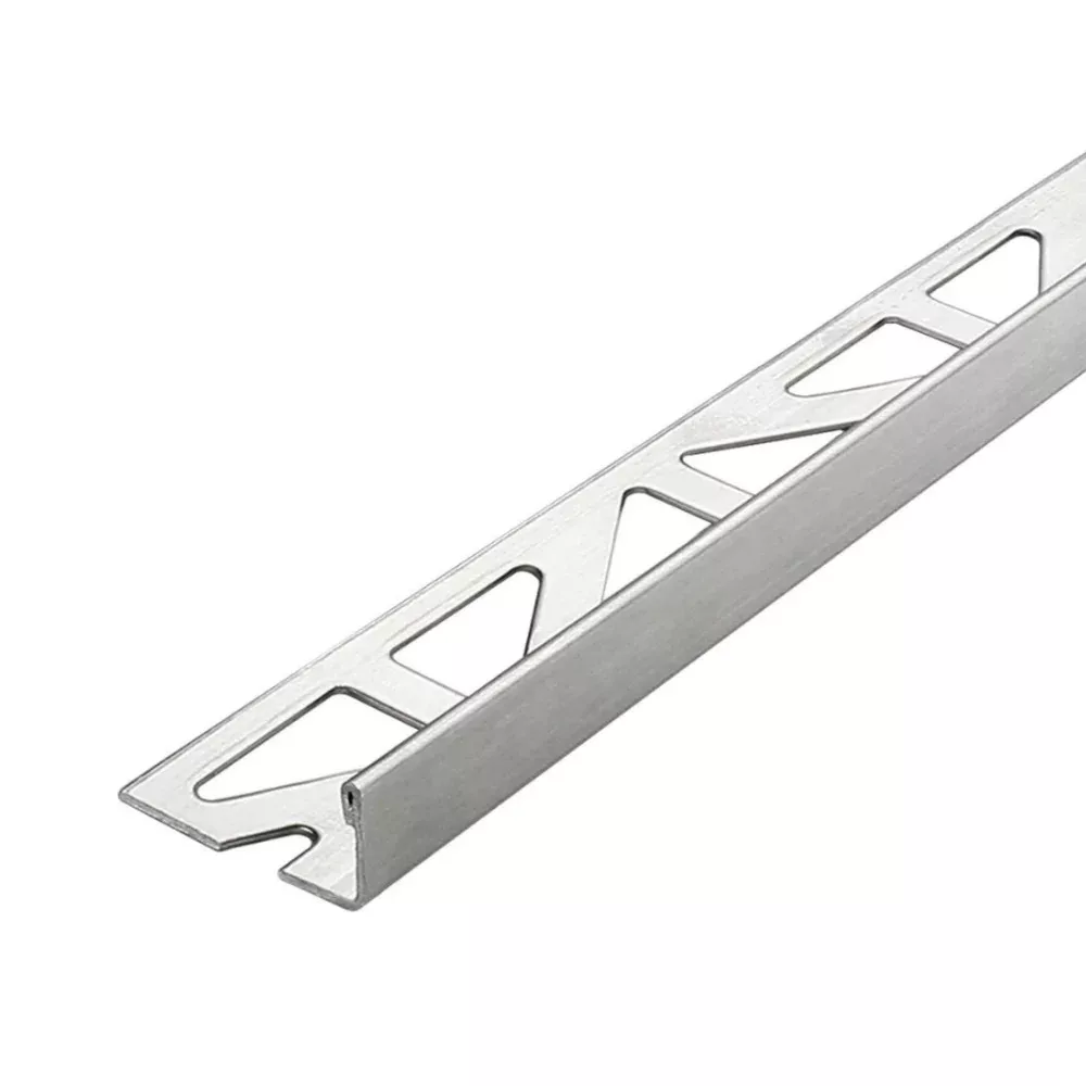 Dural DSE L profil élvédő, szálcsiszolt V2A acél, 10mm / 250